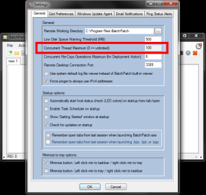 BatchPatch Performance Tuning