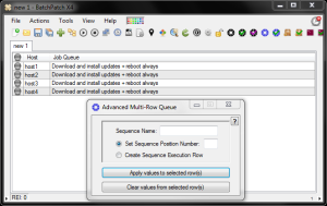 Advanced Multi-Row Queue Sequence