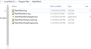 BatchPatch Troubleshooting Guide