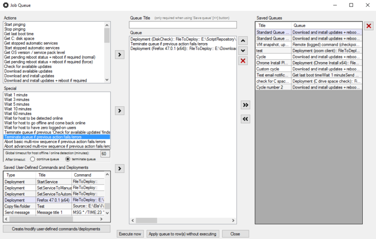 Advanced Multi-Row Queue Sequence - Contingent Operations with Custom Scripts | BatchPatch - The ...