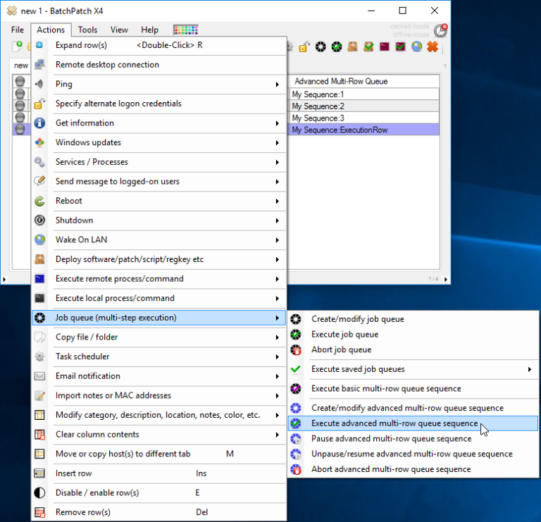 Advanced Multi-Row Queue Sequence - Contingent Operations with Custom Scripts | BatchPatch - The ...