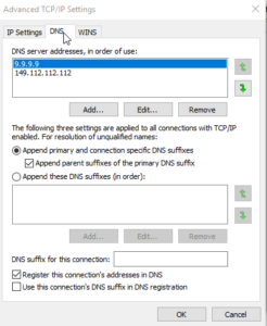 Appending DNS Suffixes to the Network Interface Instead of to Each Host ...