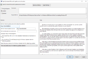 Using an Alternate WSUS Server for BatchPatch Windows Update Actions – Part 1