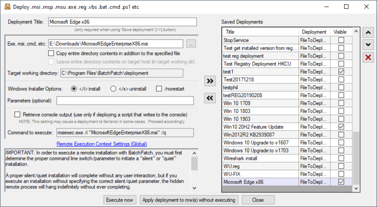 Deploy Microsoft Edge to Multiple Computers